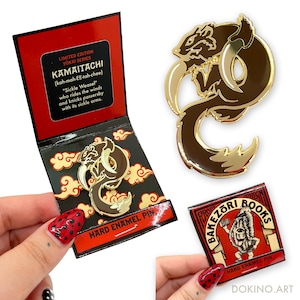 Kamaitachi Yokai Pin - Limited Edition Collaboration With Bakezori ...