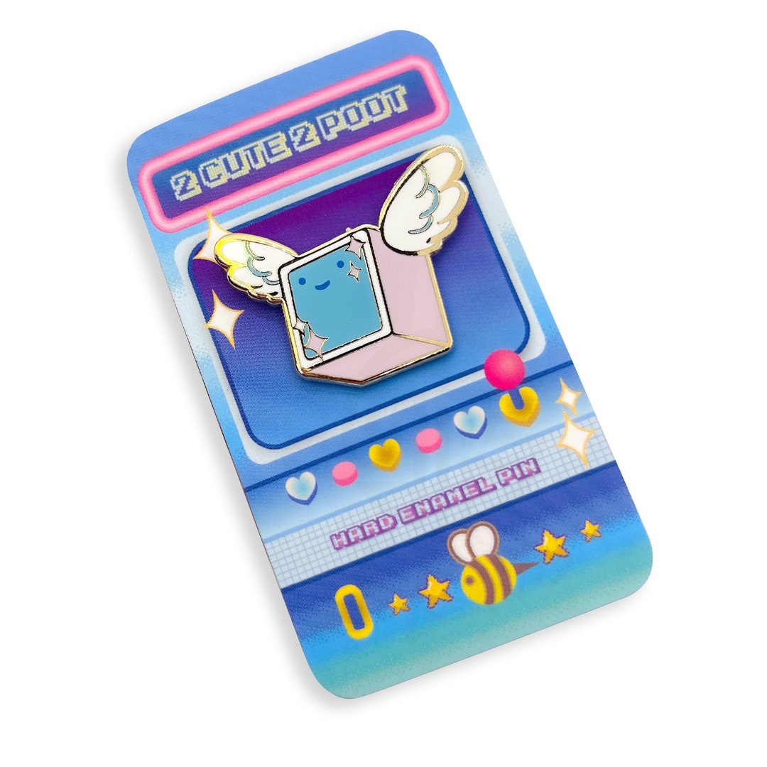 Cute TEMPBOT From Bee and Puppycat Hard Enamel Gold Cast Lapel - Etsy