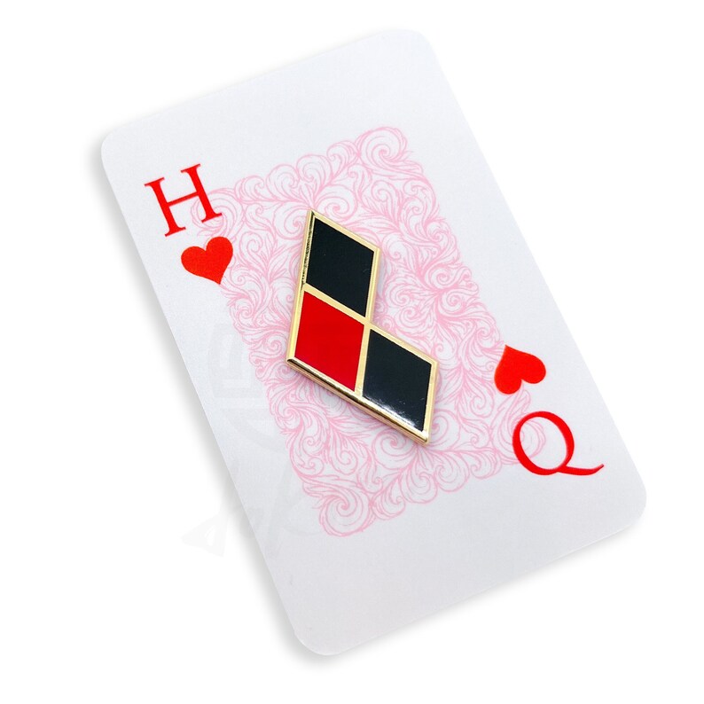 Harley Quinn Diamonds Hard Enamel Pin DC Comics Harleen - Etsy