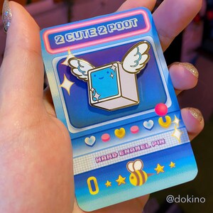 Cute TEMPBOT From Bee and Puppycat Hard Enamel Gold Cast Lapel Pin ...