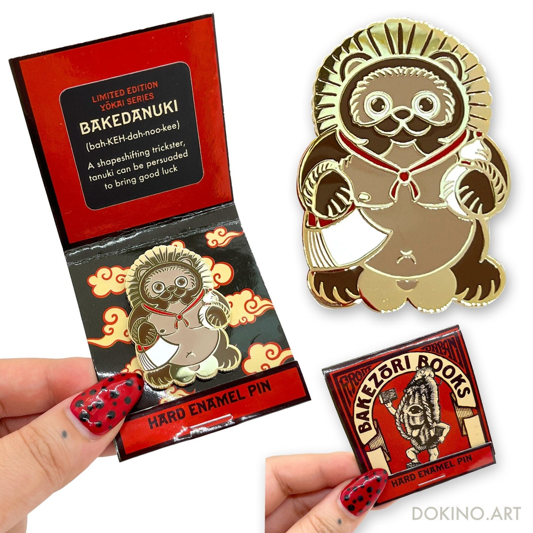 Baketanuki YOKAI Pin Limited Edition Collaboration With - Etsy