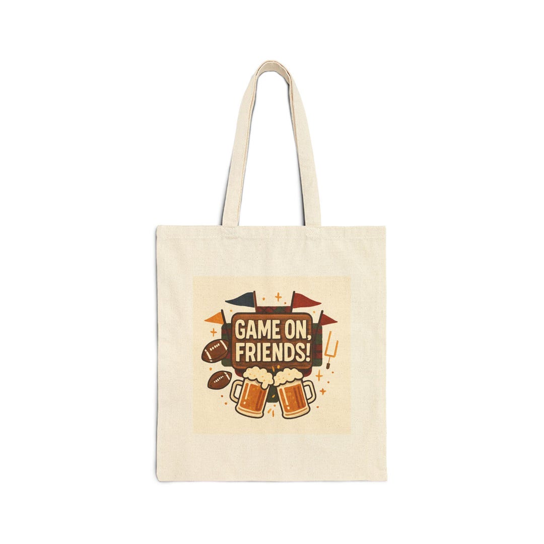 Cottagecore Gamer Canvas Tote Bag: Kawaii Pastel "game On" Design - Etsy