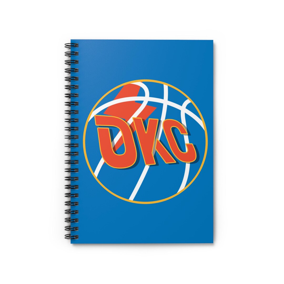 OKC Thunder Spiral Notebook: Basketball Fan Journal - Etsy