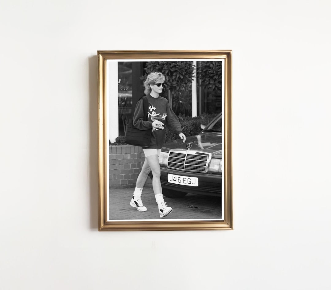 Princess Diana Poster, Photography Prints, Lady Diana Print, Retro ...