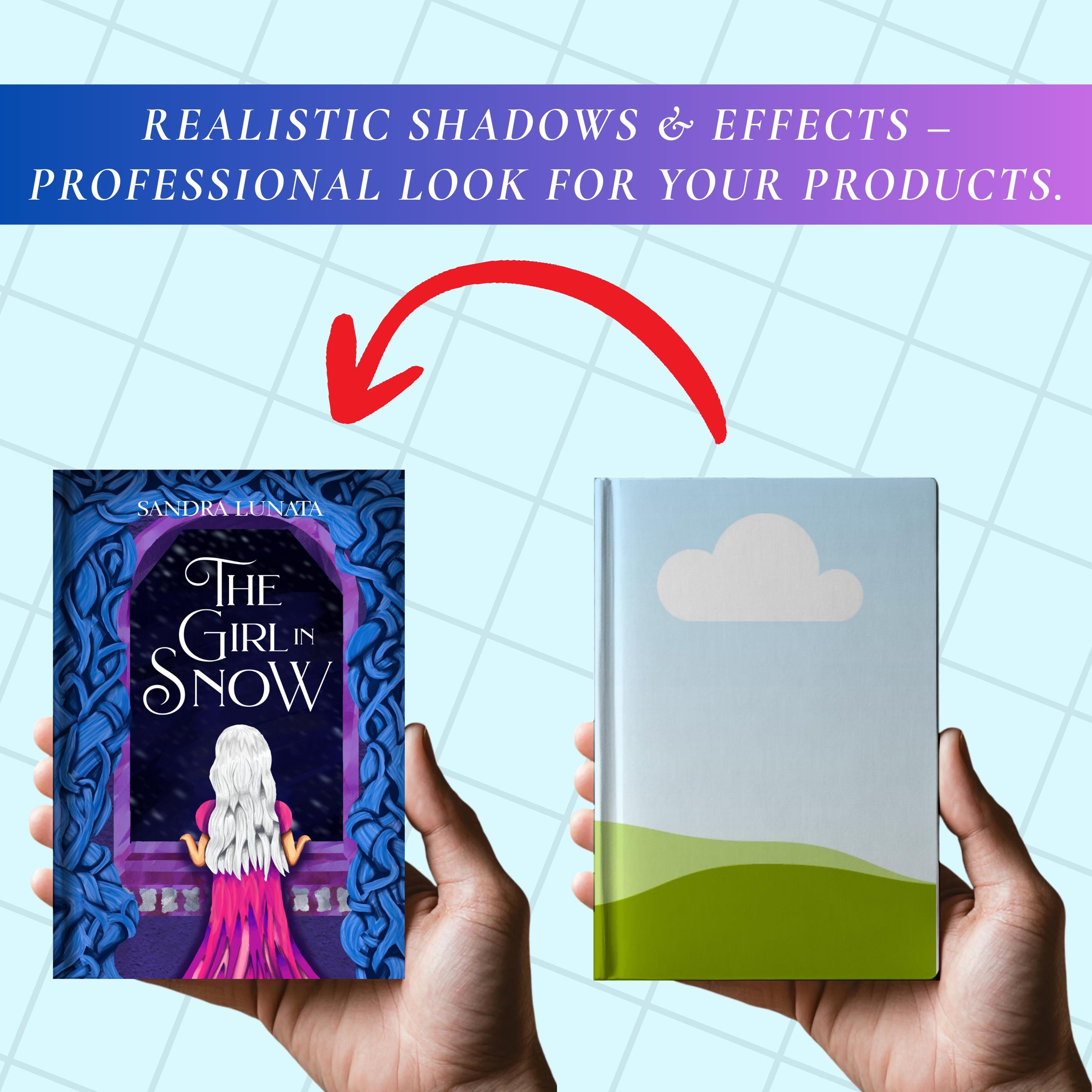 Book Mockup Templates for Canva: Paperback and Hardcover, 2 Rotating ...