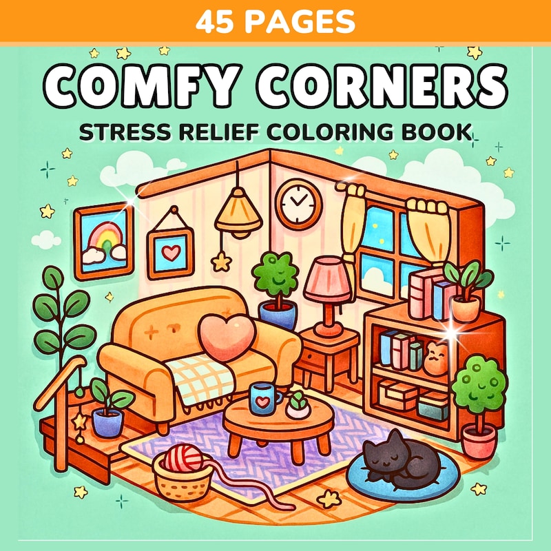 Coloring Cute Corner - Etsy UK