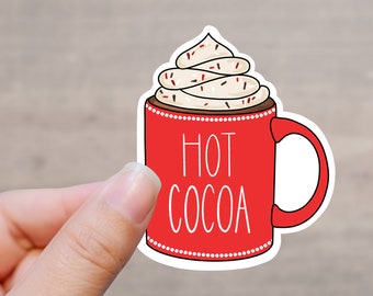 Hot Cocoa Sticker | Etsy