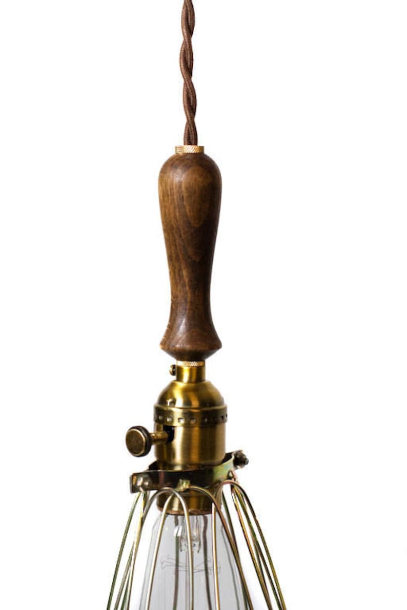 Antique Style Wood Handled Turnkey Switch Trouble Light | Etsy