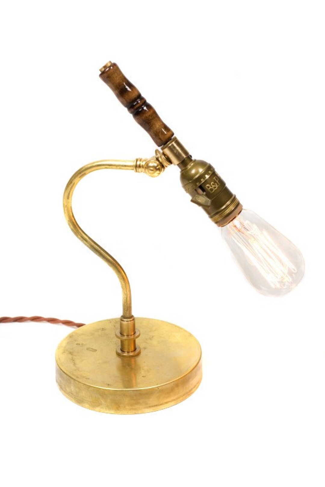 Vintage Farmhouse Style Adjustabel Brass Reading Lamp - Etsy