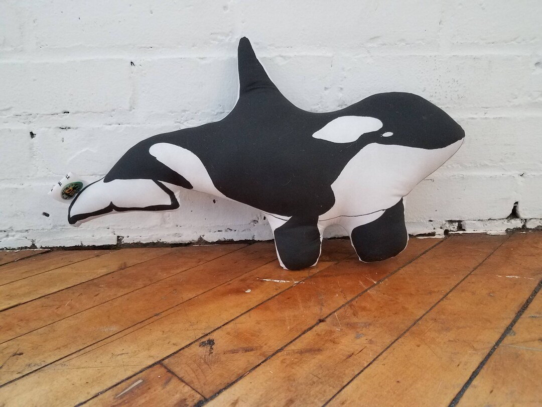 Orca, Killer Whale, Throw Pillow, Stuffed Animal - Etsy