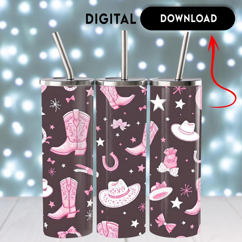 Stanley Cup Cowgirl Boots - Etsy