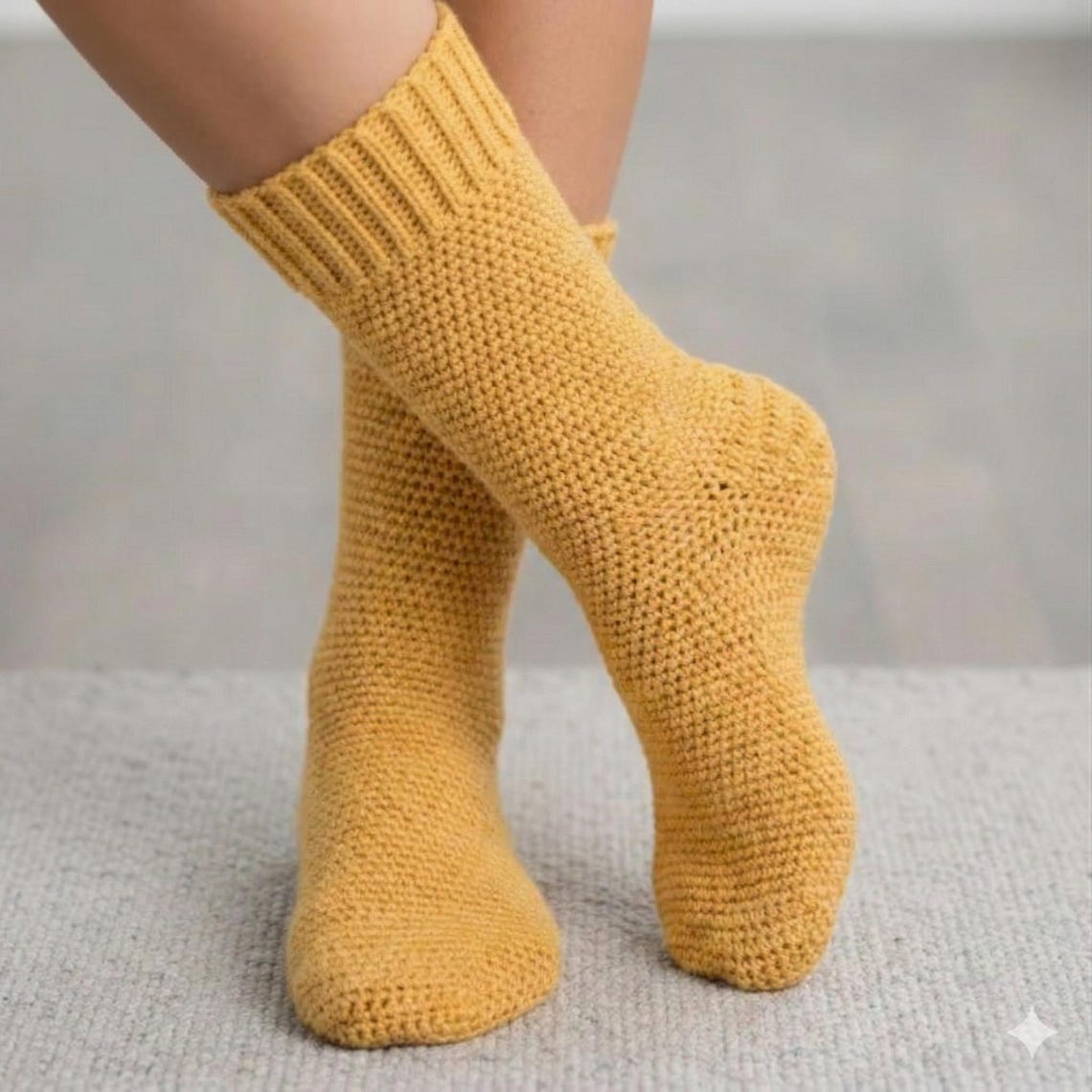 Easy Crochet Socks Pattern | Beginner Ankle Socks Crochet | Women Basic ...