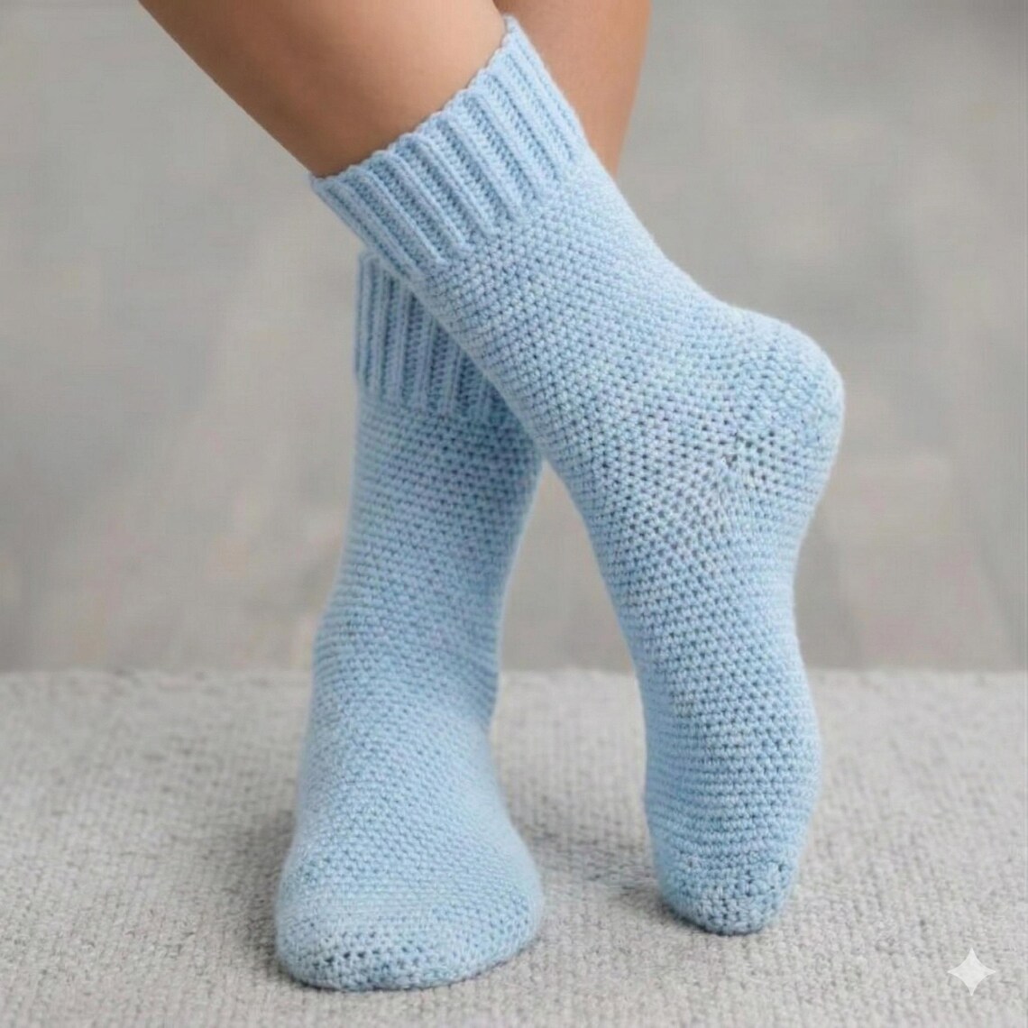 Easy Crochet Socks Pattern | Beginner Ankle Socks Crochet | Women Basic ...