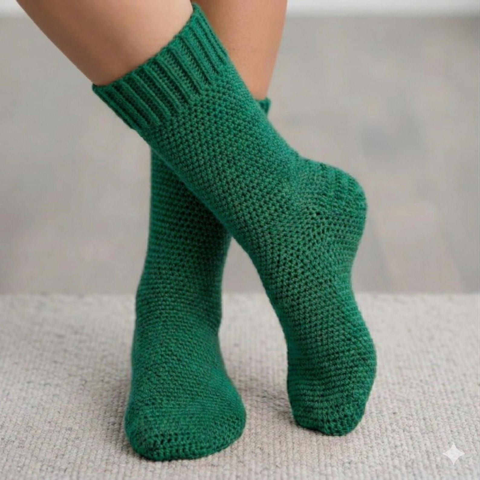 Easy Crochet Socks Pattern | Beginner Ankle Socks Crochet | Women Basic ...