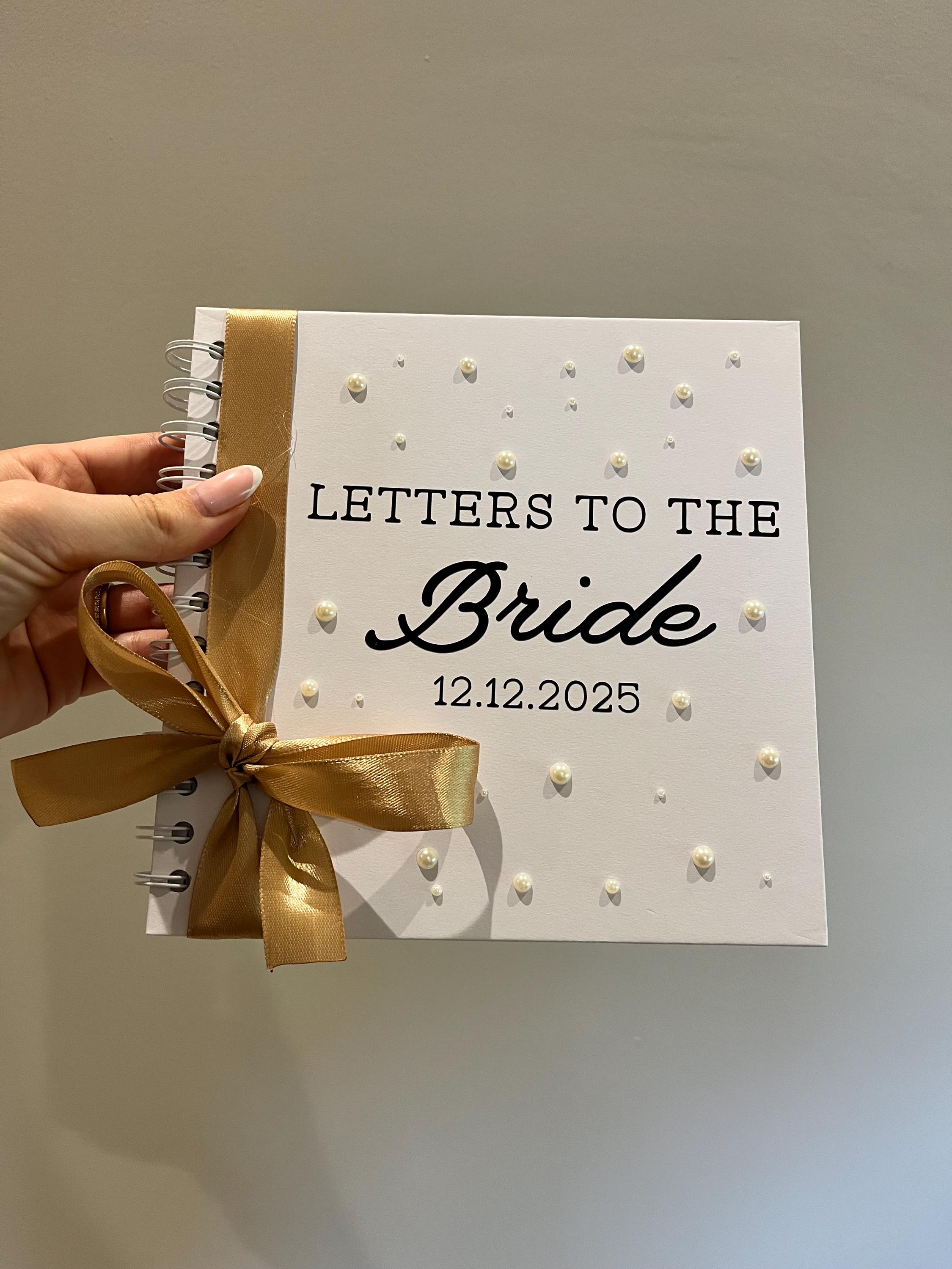 Personalised Wedding Scrapbook Letters to the Bride Album: Pearl and ...