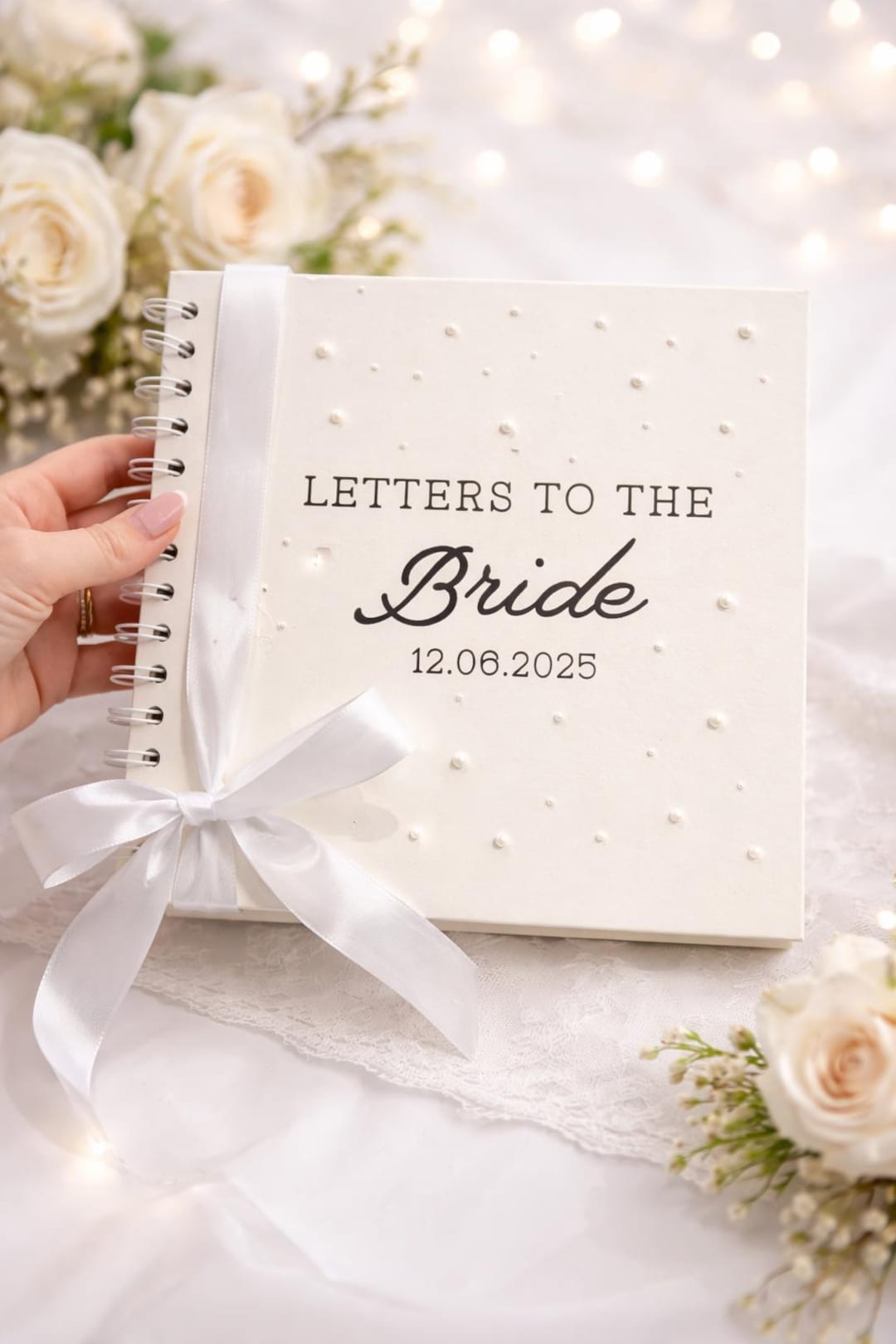 Personalised Wedding Scrapbook Letters to the Bride Album: Pearl and ...