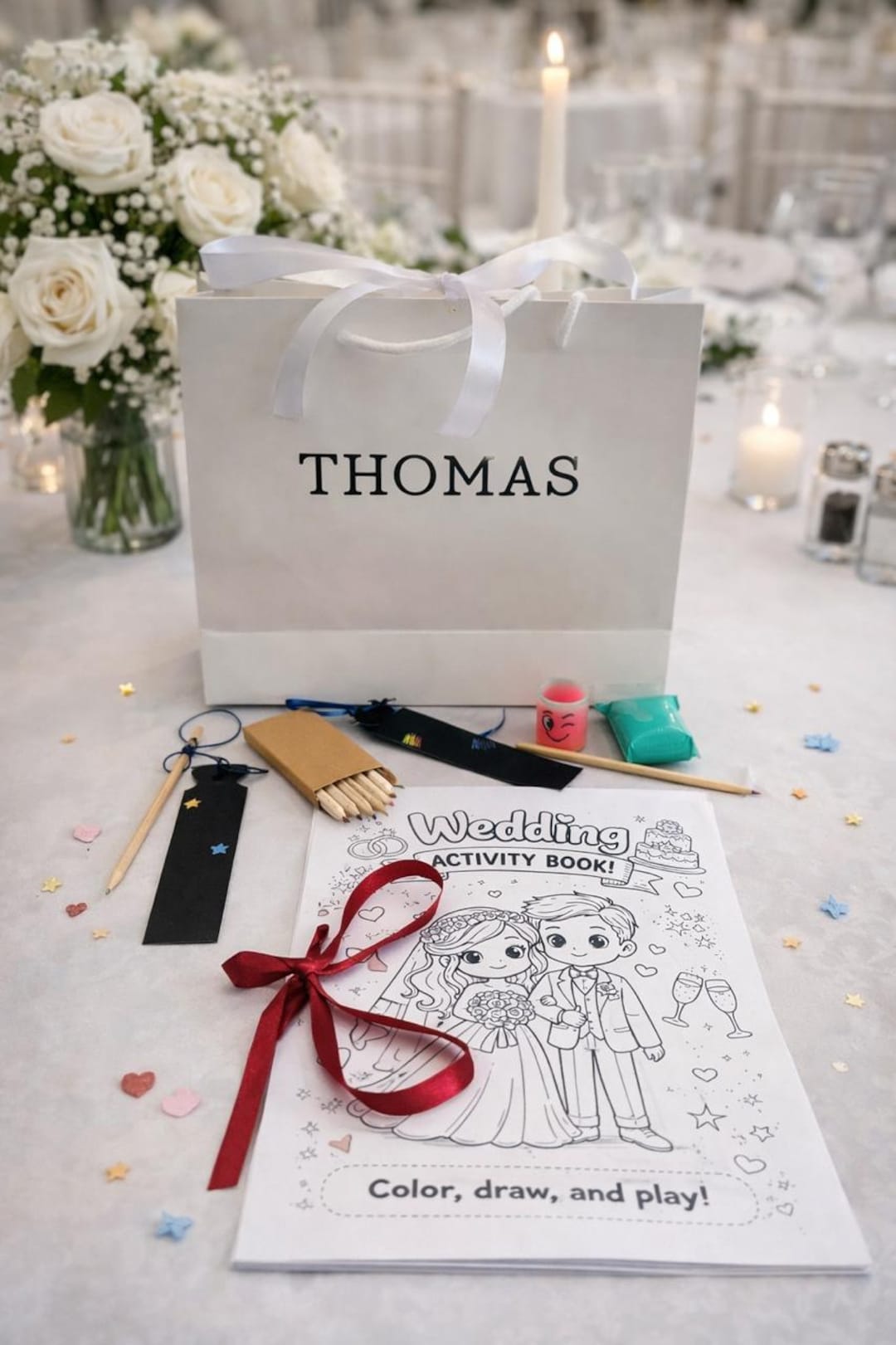 Wedding Children’s Activity Pack – Personalised Wedding Bag With ...