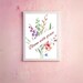 Bloom With Grace Watercolor Print: Inspirational Floral Wall Art ...