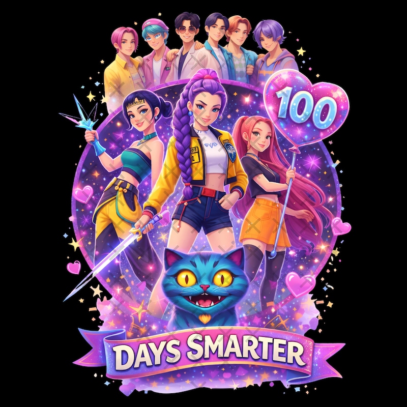 Kpop 100 Days Svg - Etsy