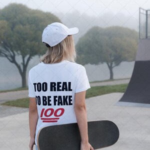 Too Real to Be Fake T-shirt Design/funny Quote PNG - Etsy