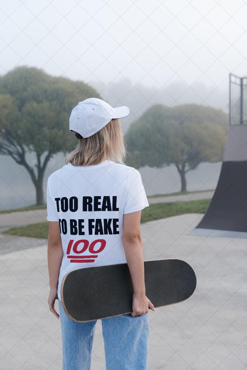 Too Real to Be Fake T-shirt Design/funny Quote PNG - Etsy