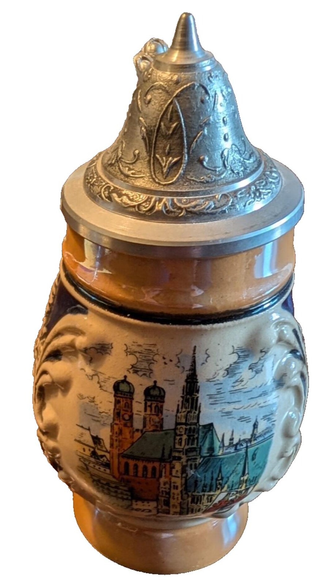 Krug German Beer Stein Handpainted 5" EUC - Etsy