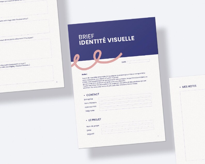 Creative Brief Template - Visual Identity Brief - Indesign Template ...