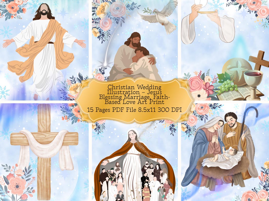 Christmas Blessings Devotional Printable | Nativity & Jesus Art | Faith ...
