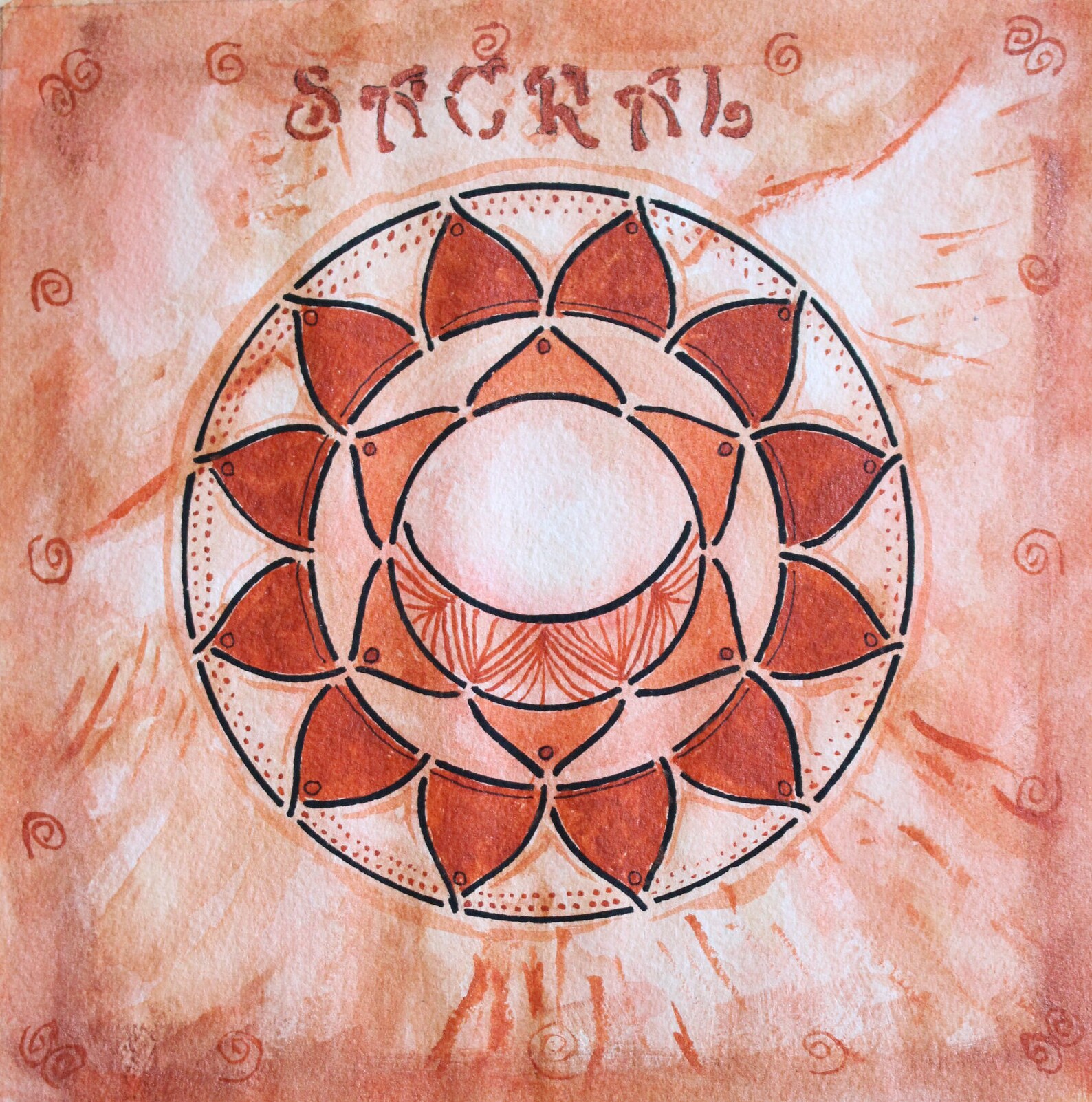 Second Chakra Art Print Sacral Chakra Art Print 2nd Chakra - Etsy