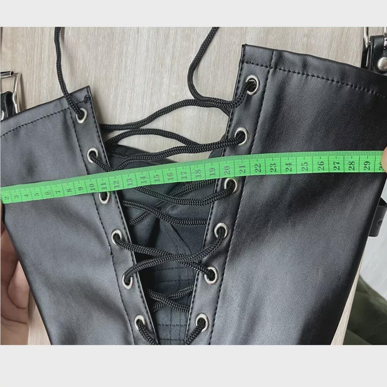 100% Genuine Leather Armbinder Restraint Body Harness Straight Jacket ...