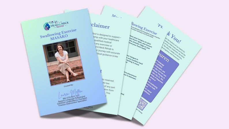 Masako (tongue-hold) Exercise Handout – Head & Neck Cancer Rehab ...