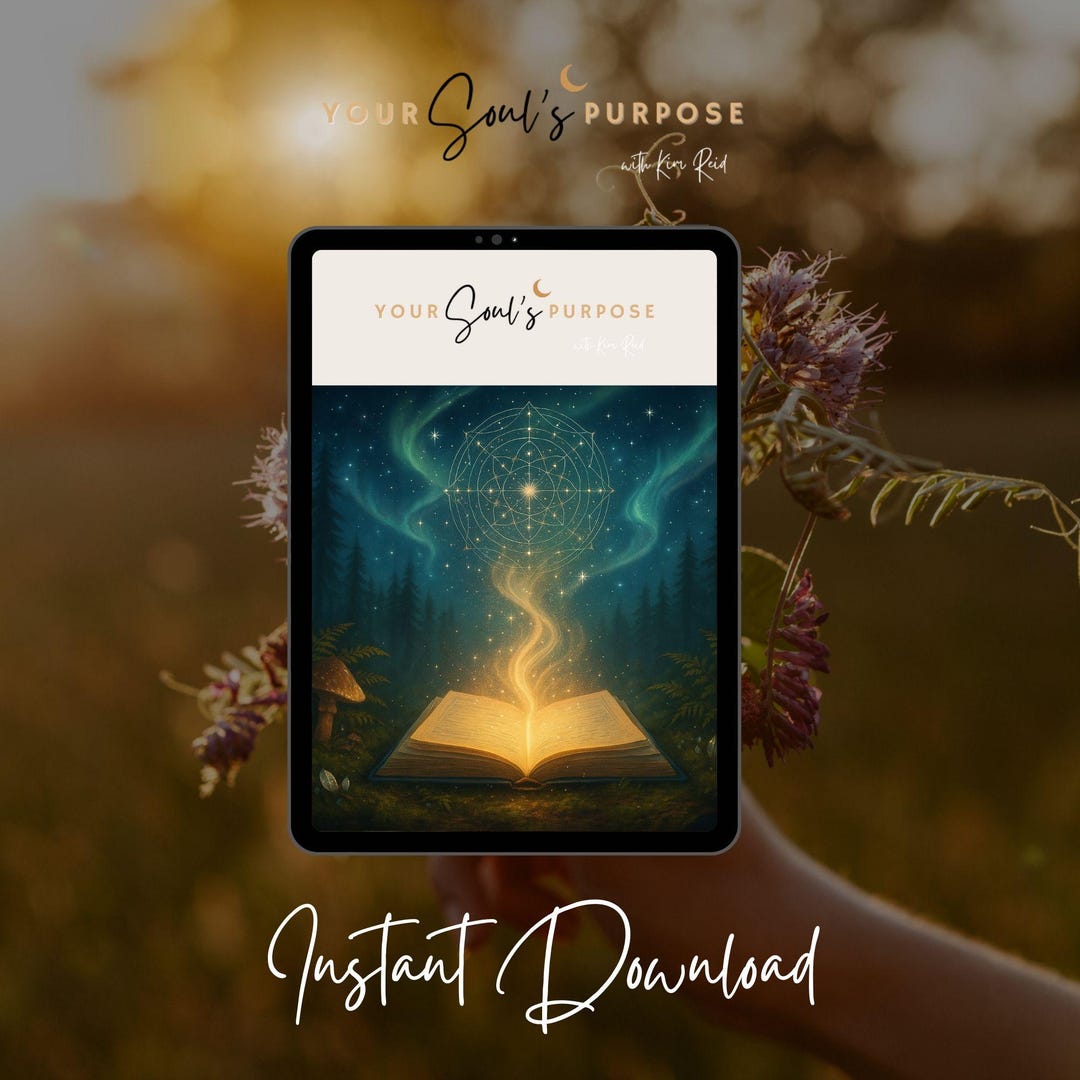 Soul Purpose Blueprint. Digital Self Discovery Journal. Astrology and ...