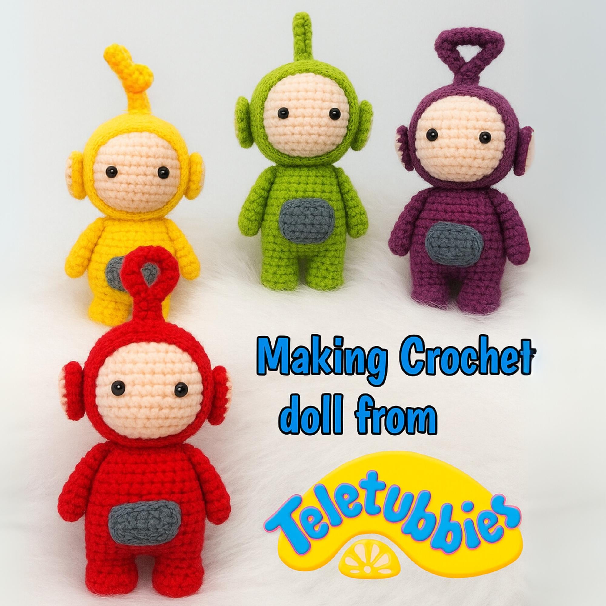 Amigurumi Teletubbies Crochet Pattern - Digital Plush Toy Tutorial PDF ...