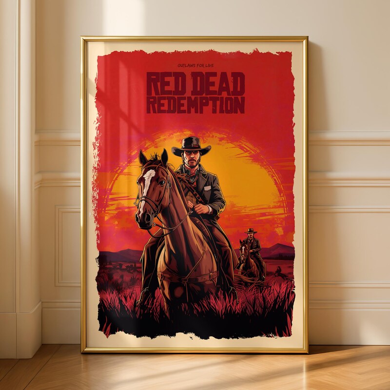 Red Dead Redemption 2 Poster - Etsy