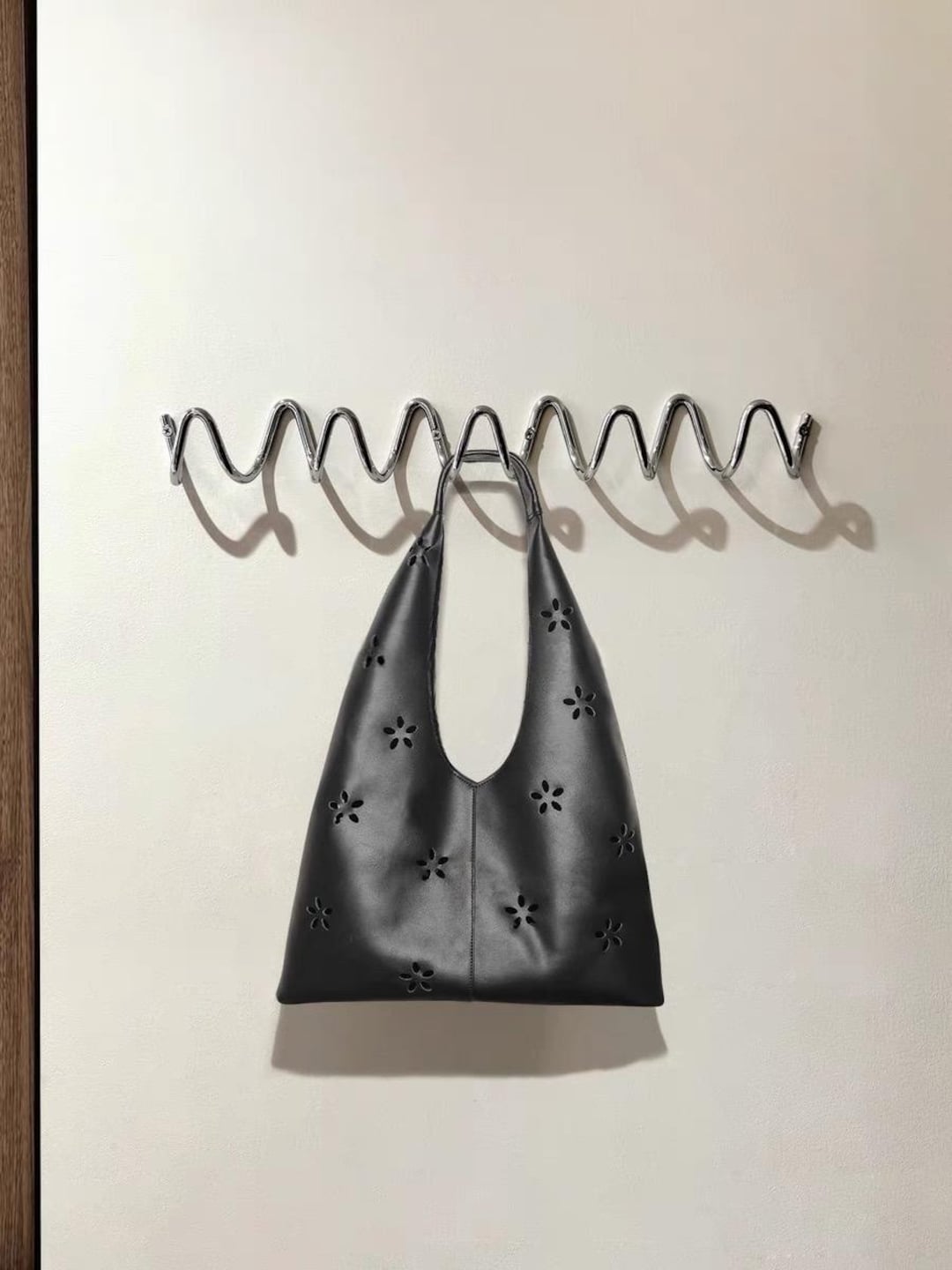 Stainless Steel Wave Wall Hooks – Modern Minimalist Decor - Entryway ...