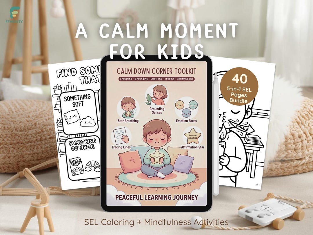 Calm Down Corner Toolkit for Kids | Classroom SEL Activities ...