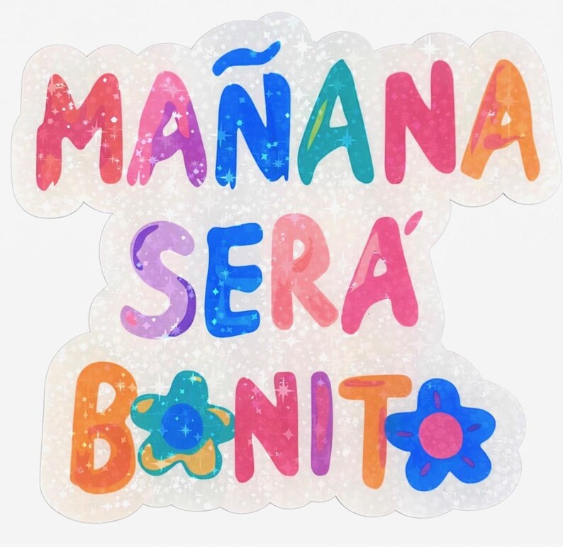 Mañana Será Bonito - Holographic Magnet - Etsy