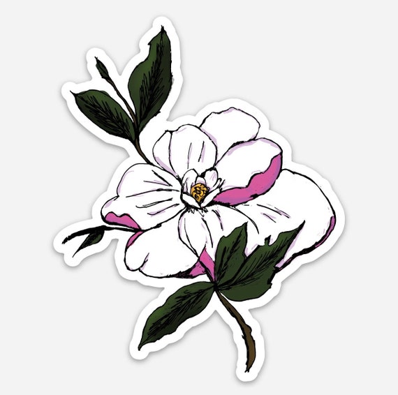 Maggie Mae Magnolia Vinyl Sticker - Etsy