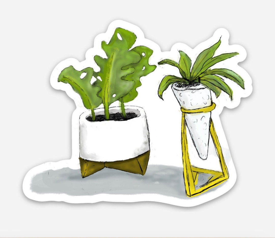 Monstra Plant MCM Premium Vinyl Sticker - Etsy