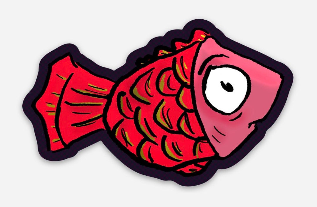 Mel the Fish - Vinyl Sticker - Etsy
