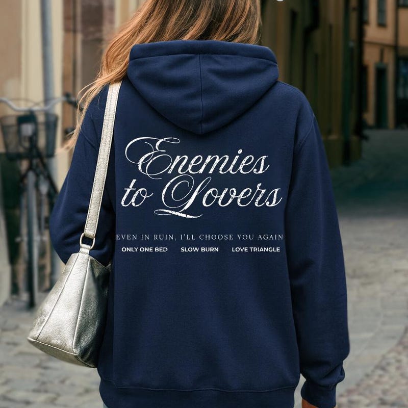 Enemies to Lovers Hoodie New Yorker - Etsy Canada