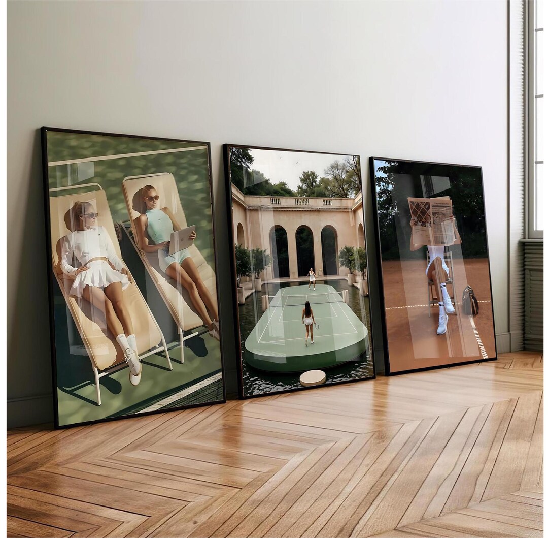 Vintage Fashion Poster Set of 3 Prints Luxury Printable Wall Art ...