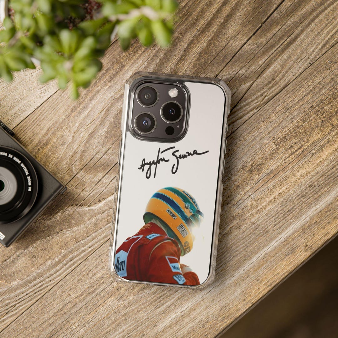 Phone Case, Ayrton Senna F1 Fan Race Legend Gift, Clear Impact Cover ...