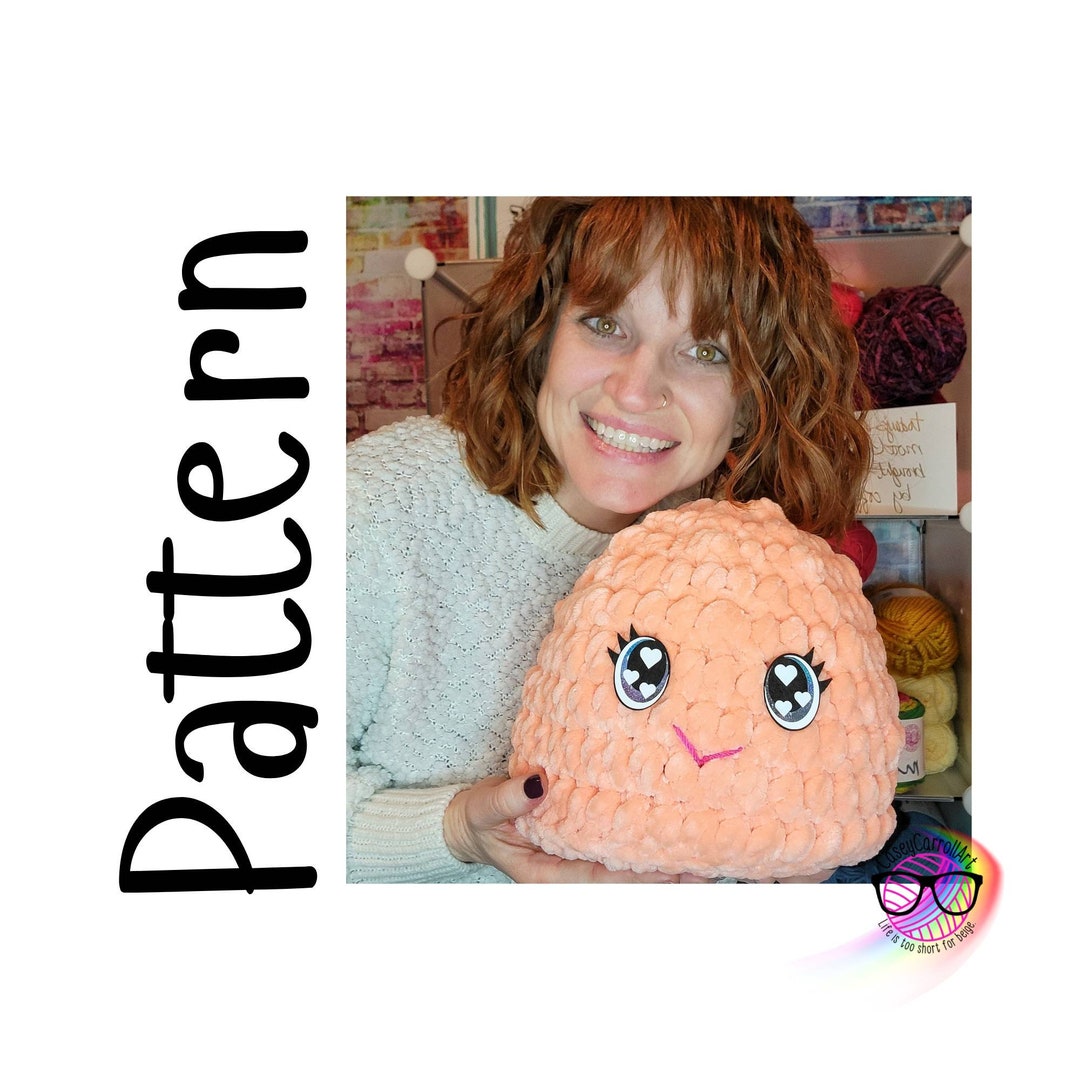 Crochet Pattern, Crochet Gumdrop, Chonky Gumdrop, Chonky Plushies ...