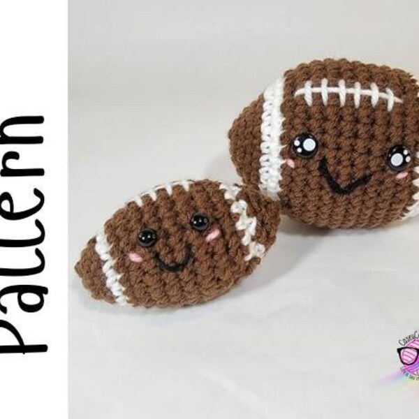 Crochet Football Plushies Pattern - Etsy