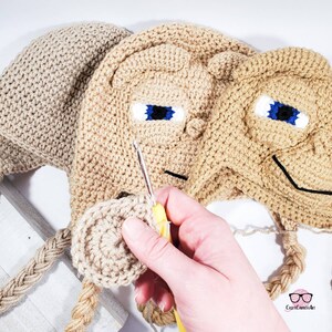 E.T. Hat Crochet Pattern, PDF Download Only, Crochet Hat Pattern, Alien ...