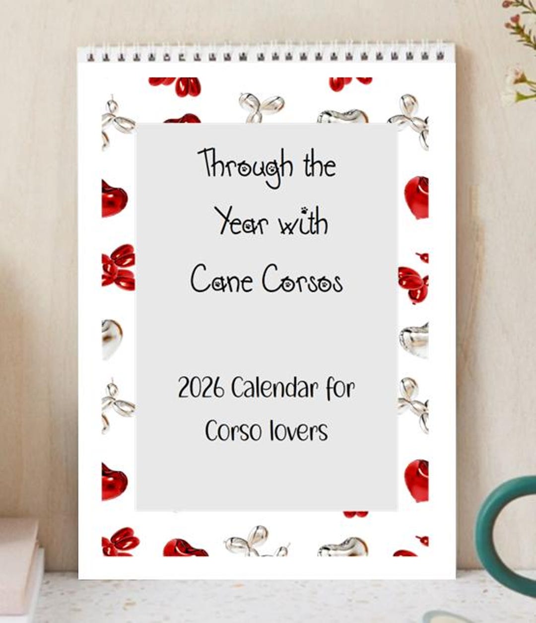 Cane Corso Dog | Mastiff | 2026 Calendar | A4 Portrait | Dog Lover ...