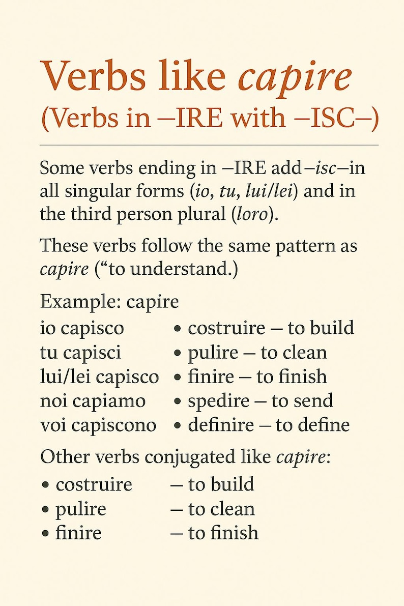 Italian Grammar Worksheets.printable PDF Bundle.presente Indicativo ...
