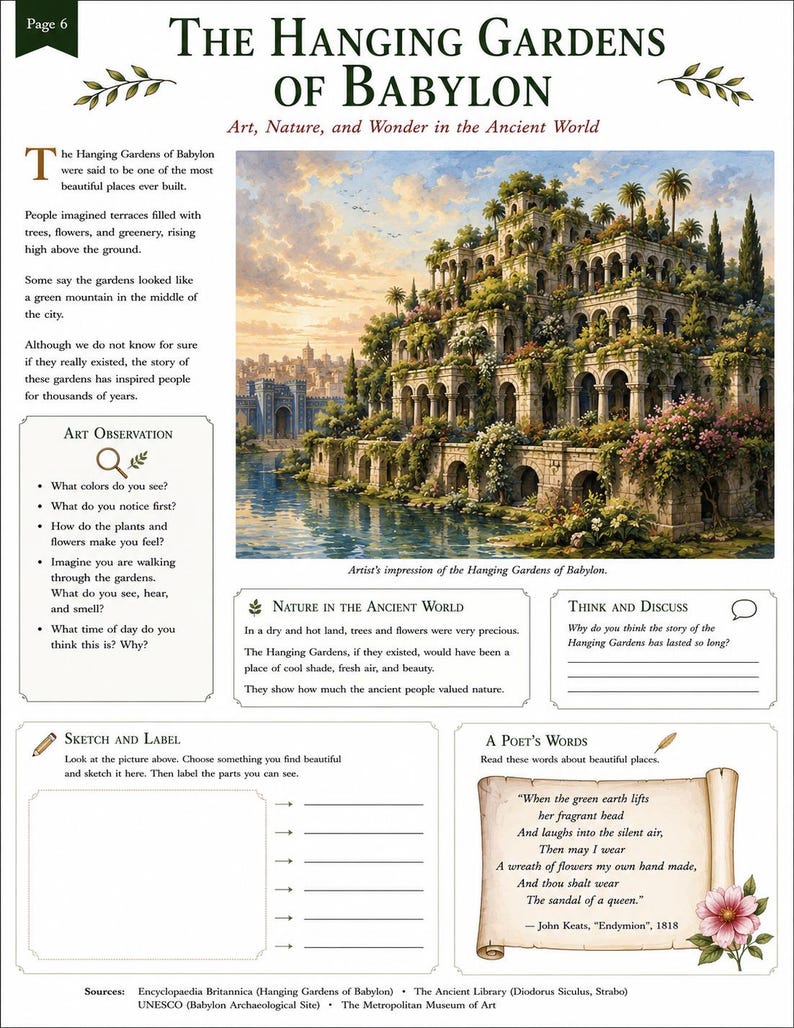 Seven Wonders of the Ancient World Unit Study | Homeschool History ...