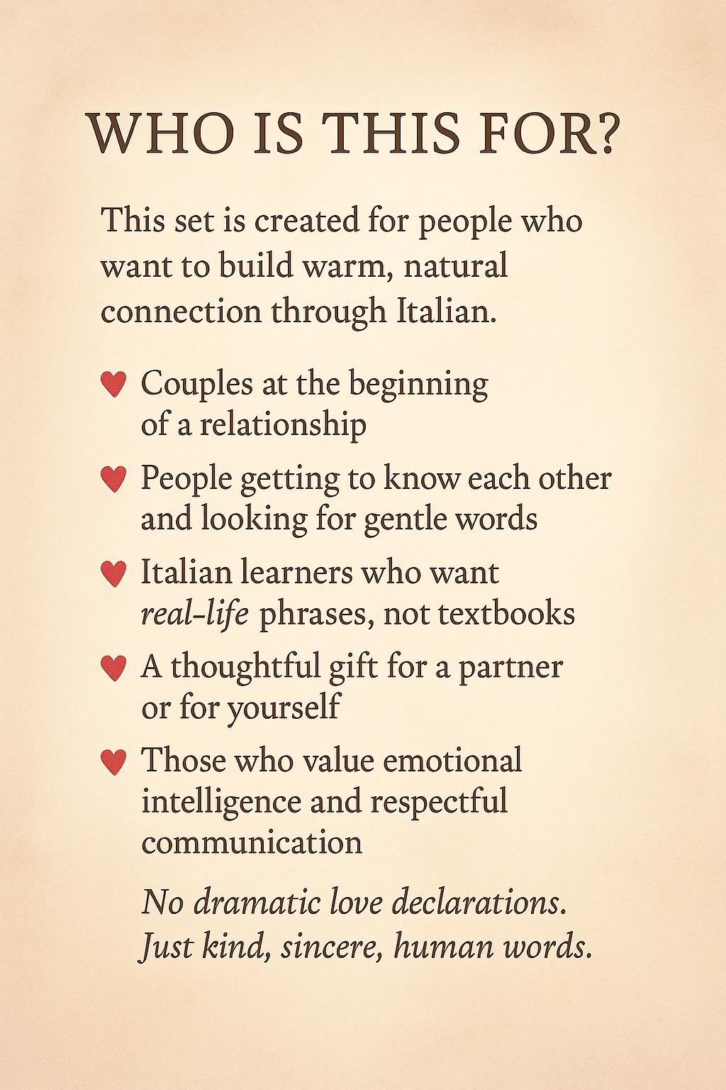 69 Italian Love Phrases PDF | Romantic Italian With English Translation ...